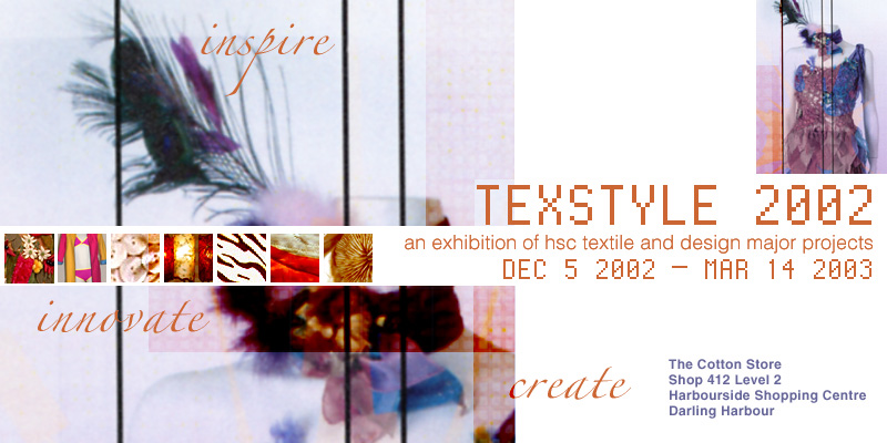 Texstyle exhibition 2002 - an exhibition of hsc textile and design ...
